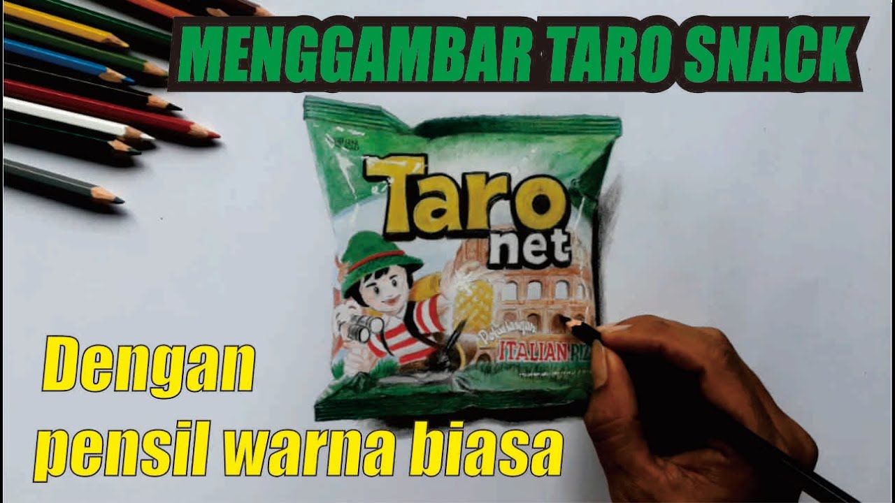 MENGGAMBAR SNACK - YouTube