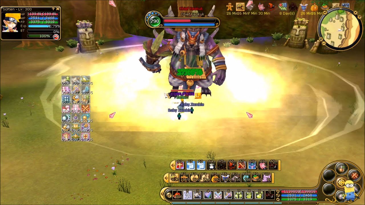 Insanity Flyff ~ Boss: Chief Keokuk Solo - YouTube