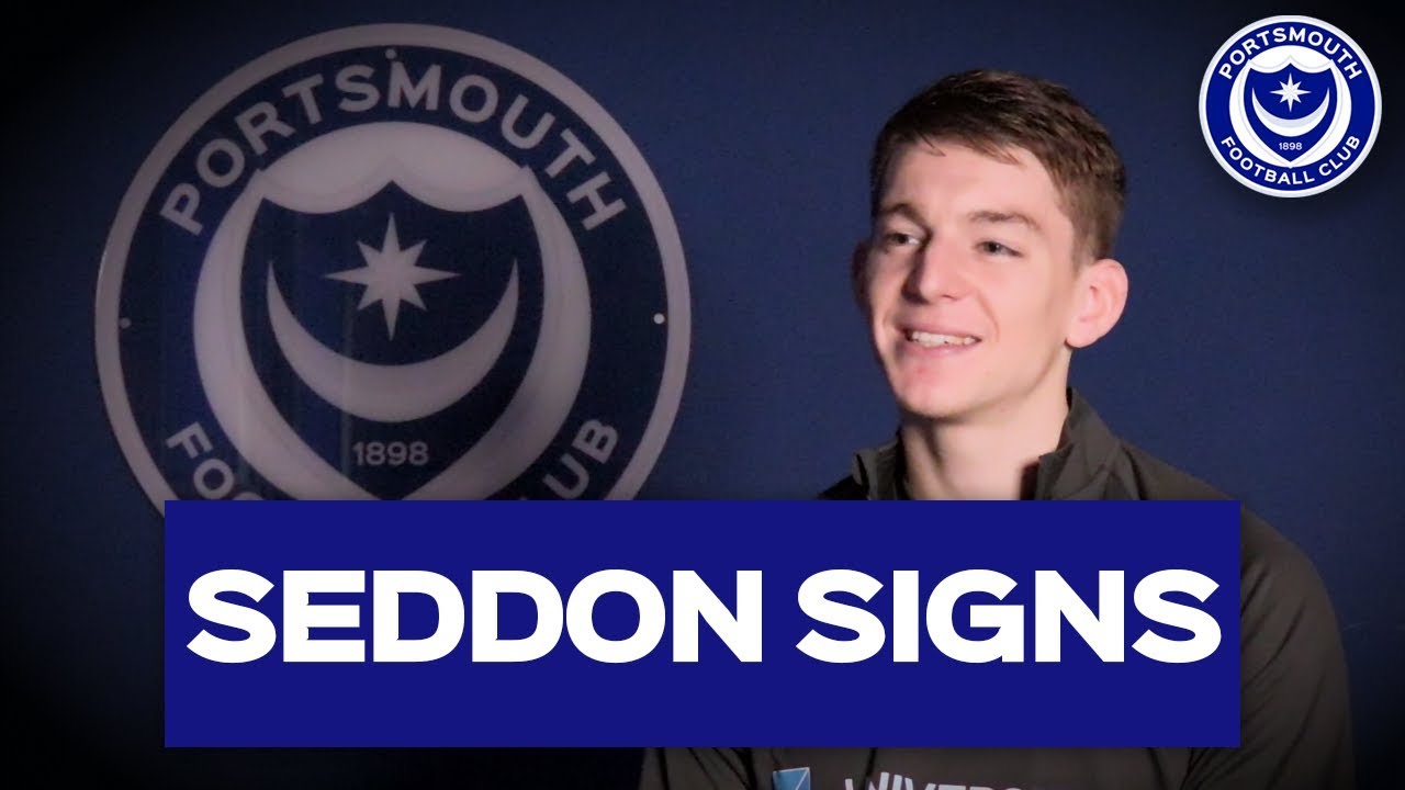Steve Seddon signs for Pompey on loan from Birmingham City - YouTube