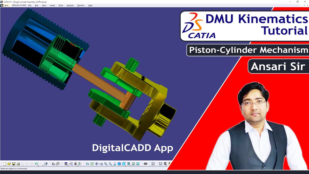 CATIA Full Course | In Hindi | DMU Kinematics Tutorial | Get ...