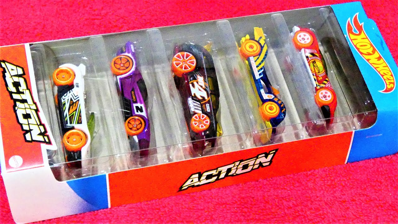2021 Hot Wheels ACTION 5 Pack - YouTube