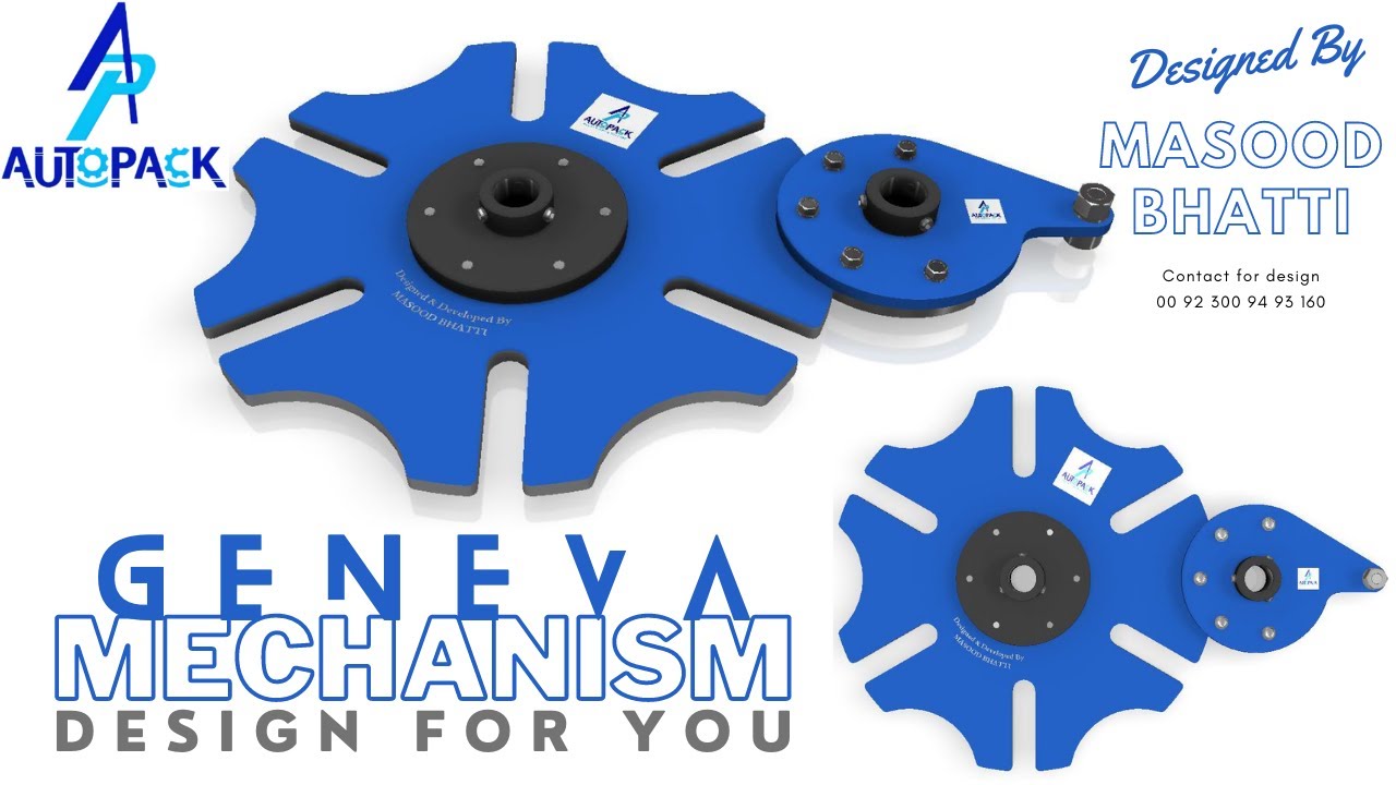 Geneva Mechanism | Autodesk Inventor. @artofrendering - YouTube