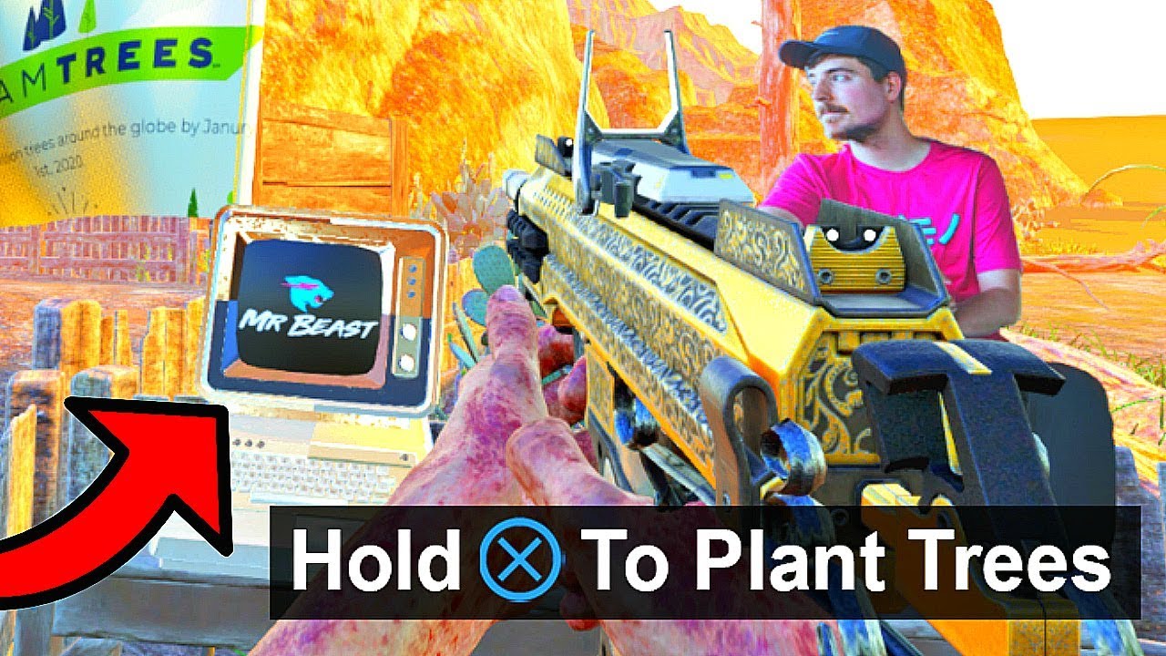 #TEAMTREES ZOMBIES MAP PLANTING OVER 20 MILLION TREES! | CALL OF DUTY ...