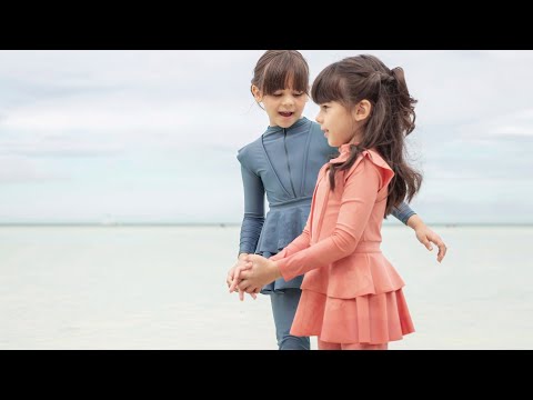 LANUUK | Kids Swimwear Collection Campaign 2023 | Sunsafe Full Coverage Modest Swimwear for Kids