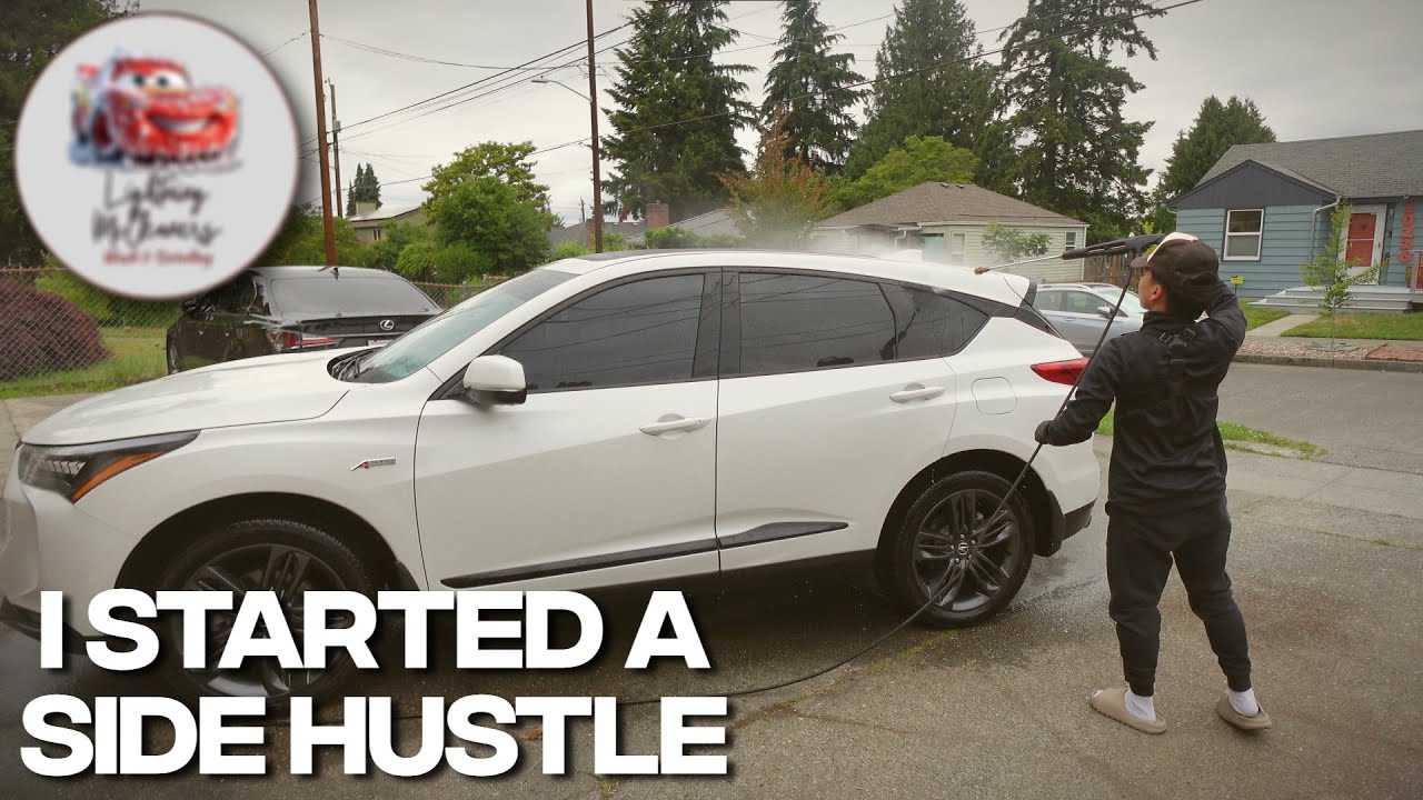 I started a side hustle... (CAR DETAILING) - YouTube