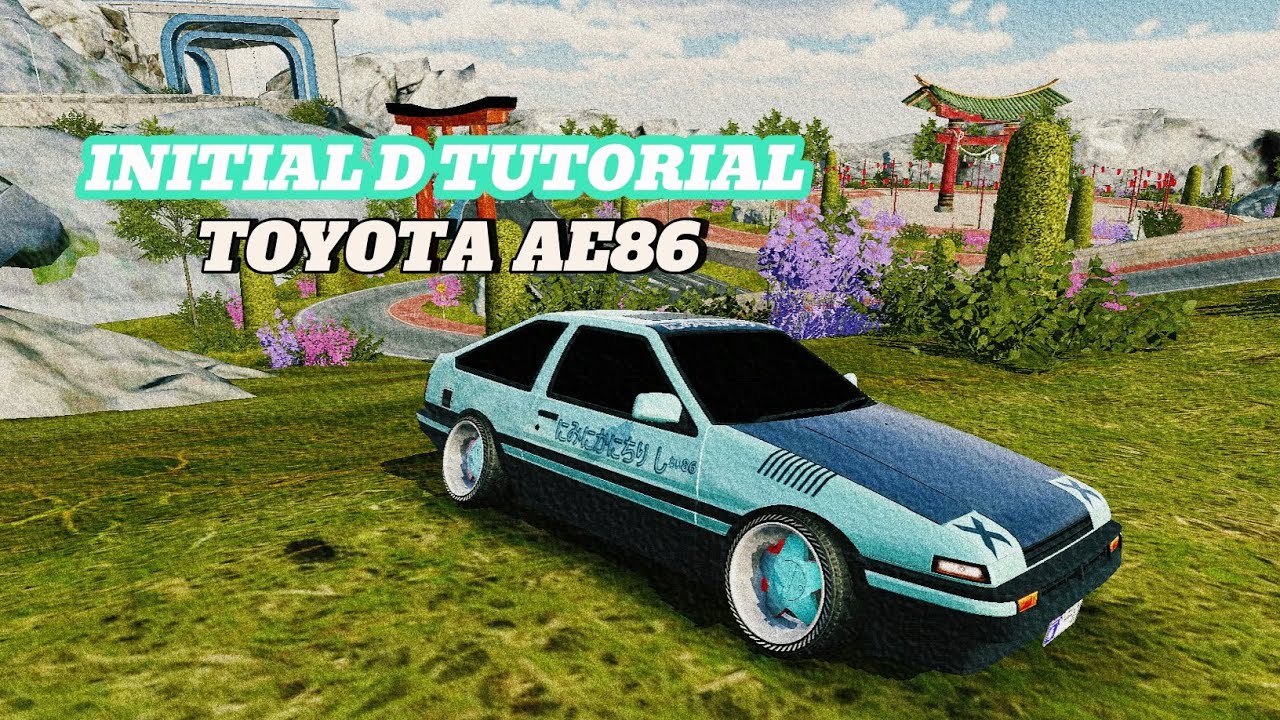 TOYOTA AE86 INITIAL D Design, Full Design Toturial, Car Parking ...