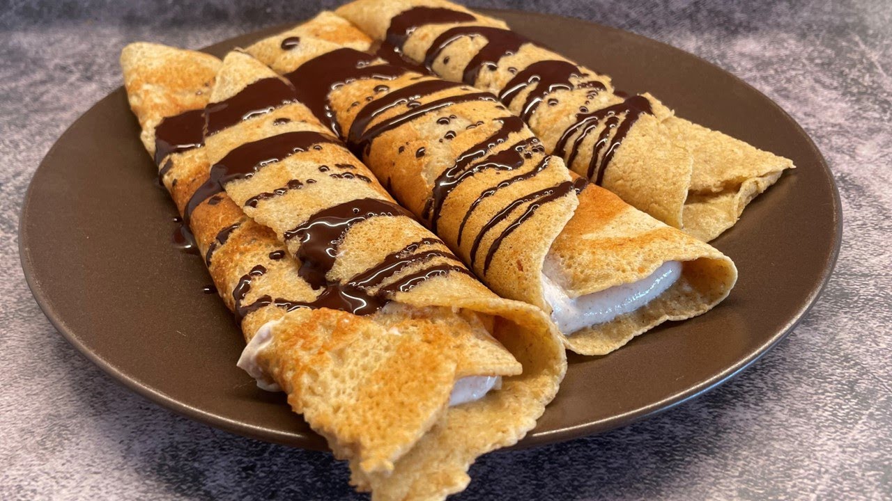 filled Pancakes (easy and delicious) - YouTube