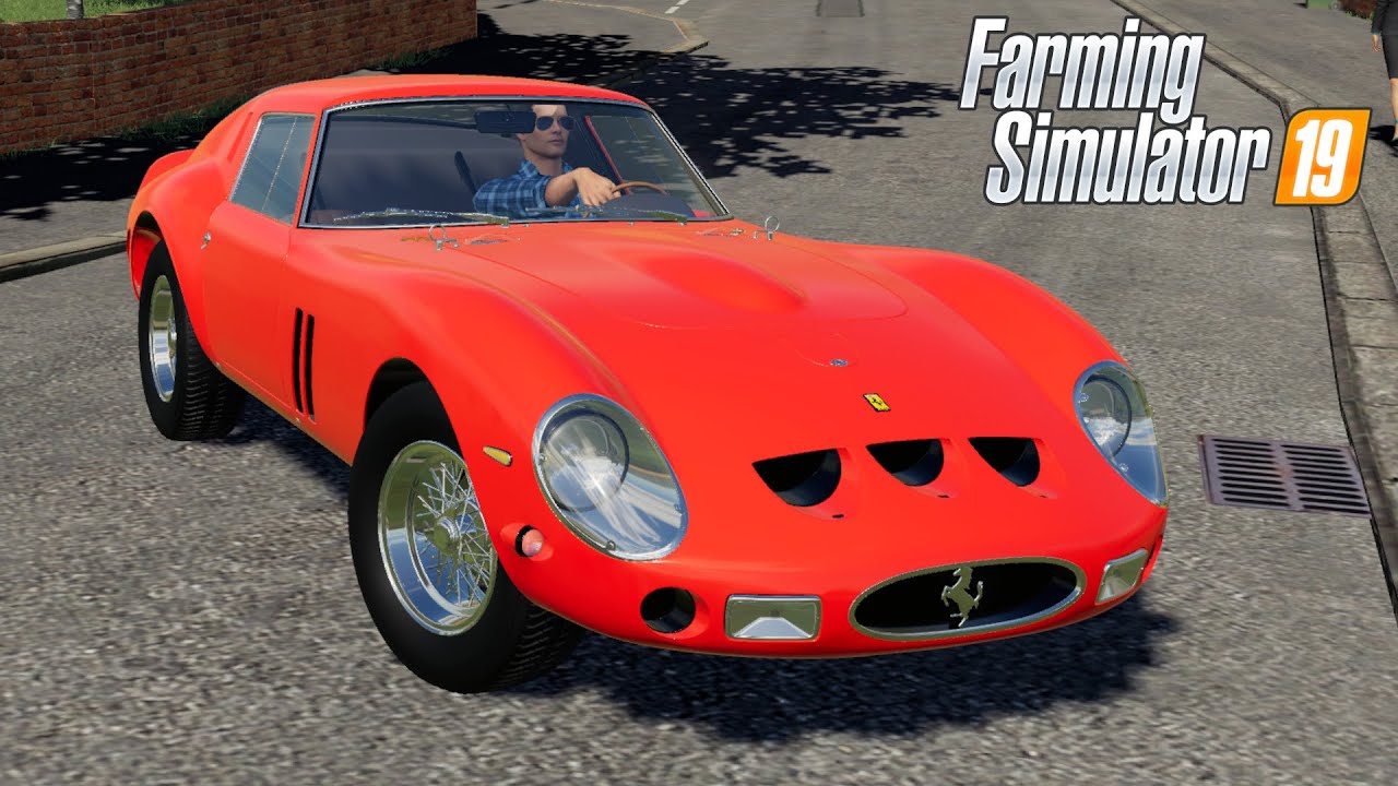 FS19 - 1962 Ferrari 250 GTO - Farming Simulator 2019 CAR MOD #gaming # ...