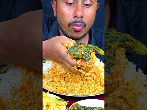 Very Spicy Spinach,Rice Eating #mukbang #asmr #shortvideo #shorts #viralshort #short #food #reels