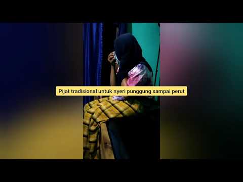 Pijat tradisional untuk meredakan sakit punggung sampai perut