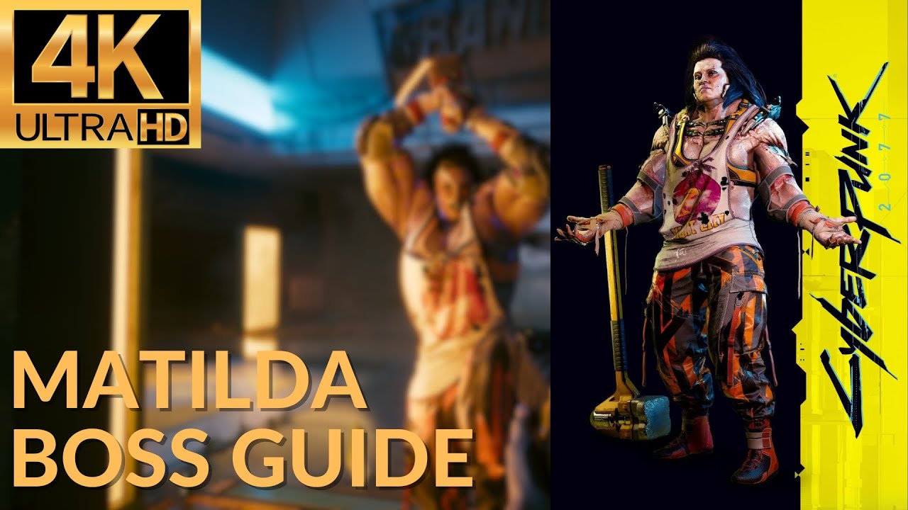 All possible ways to defeat Matilda K.Rose in Cyberpunk 2077 | 4K 60fps ...