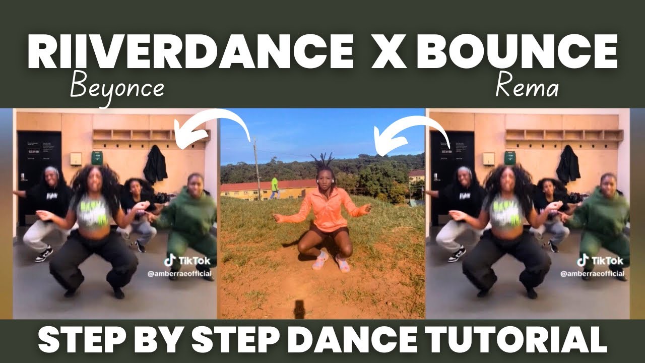 Beyoncé X Rema - RIIVERDANCE X BOUNCE EASY TIKTOK DANCE TUTORIAL ...