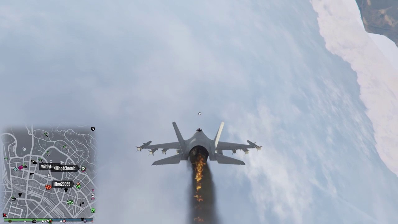 GTA 5 Online - Riding Around Flying Hydra & Jet In The Session PS4 HD ...