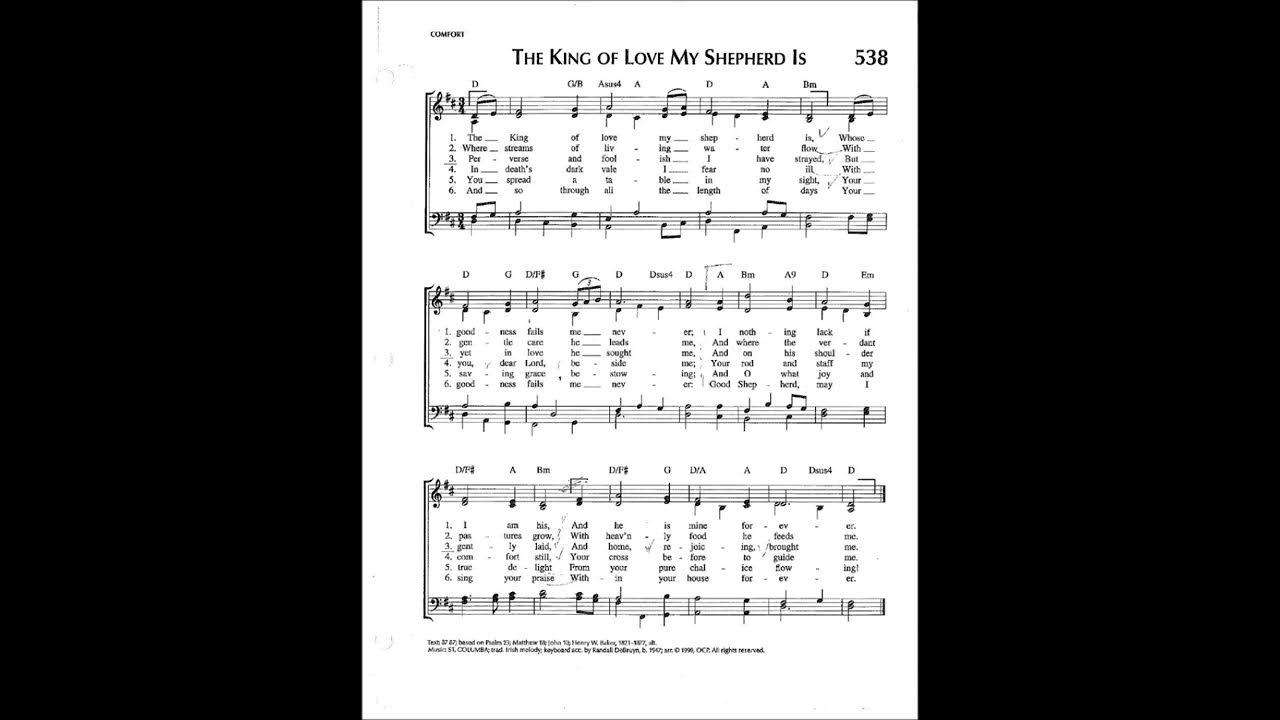 The King Of Love My Shepherd Is Tenor Tutorial Youtube