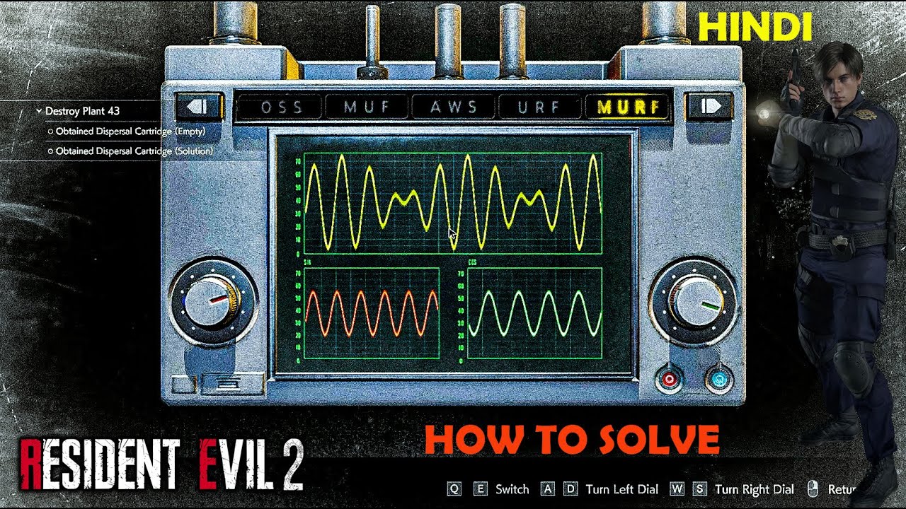 Resident Evil 2 Remake - How To Solve Signal Modulator Puzzle (All 2 ...