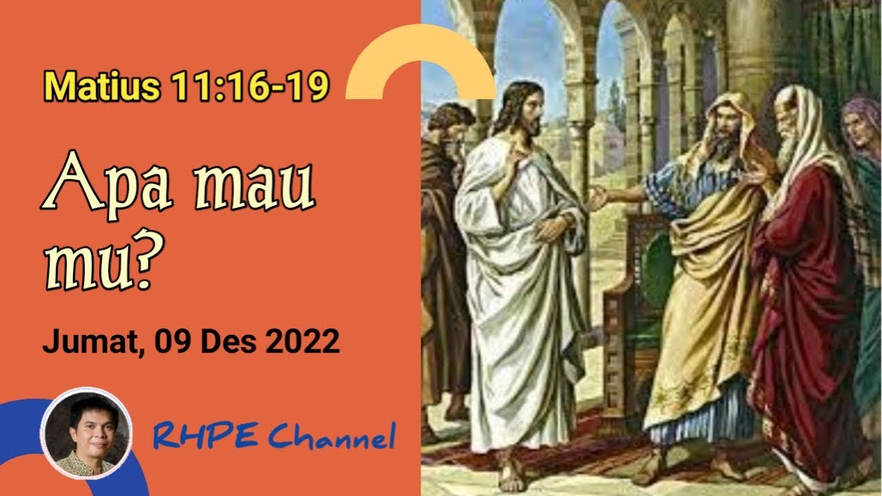 Matius 11:16-19//Renungan Harian #renungansingkat #renunganharian # ...