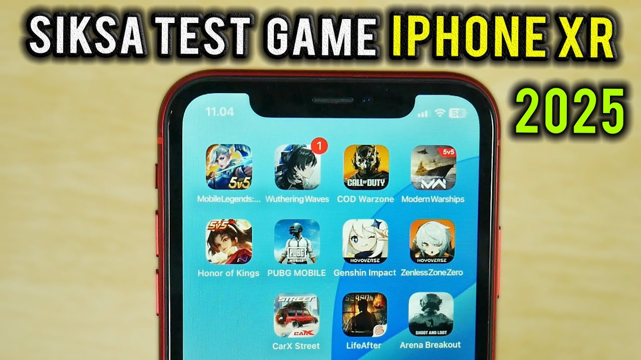 iPhone XR di Tahun 2025 Test Game Siksa Gaming Berat Ex Inter 2 Jutaan ...