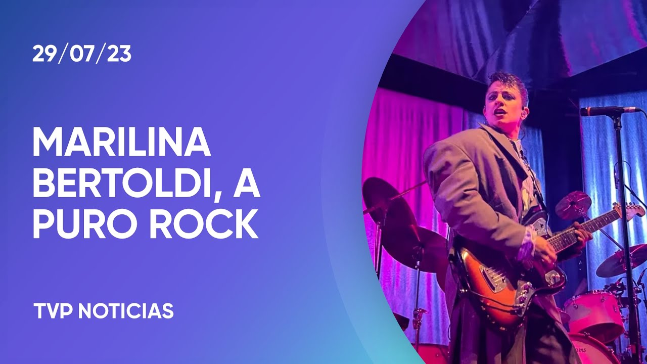 Marilina Bertoldi dio paso a una nueva etapa en su carrera con un show ...
