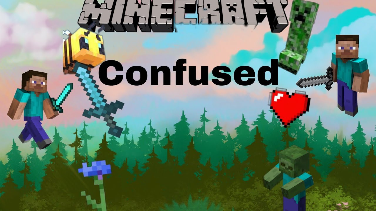 Confused Player| Minecraft😂😂 - YouTube