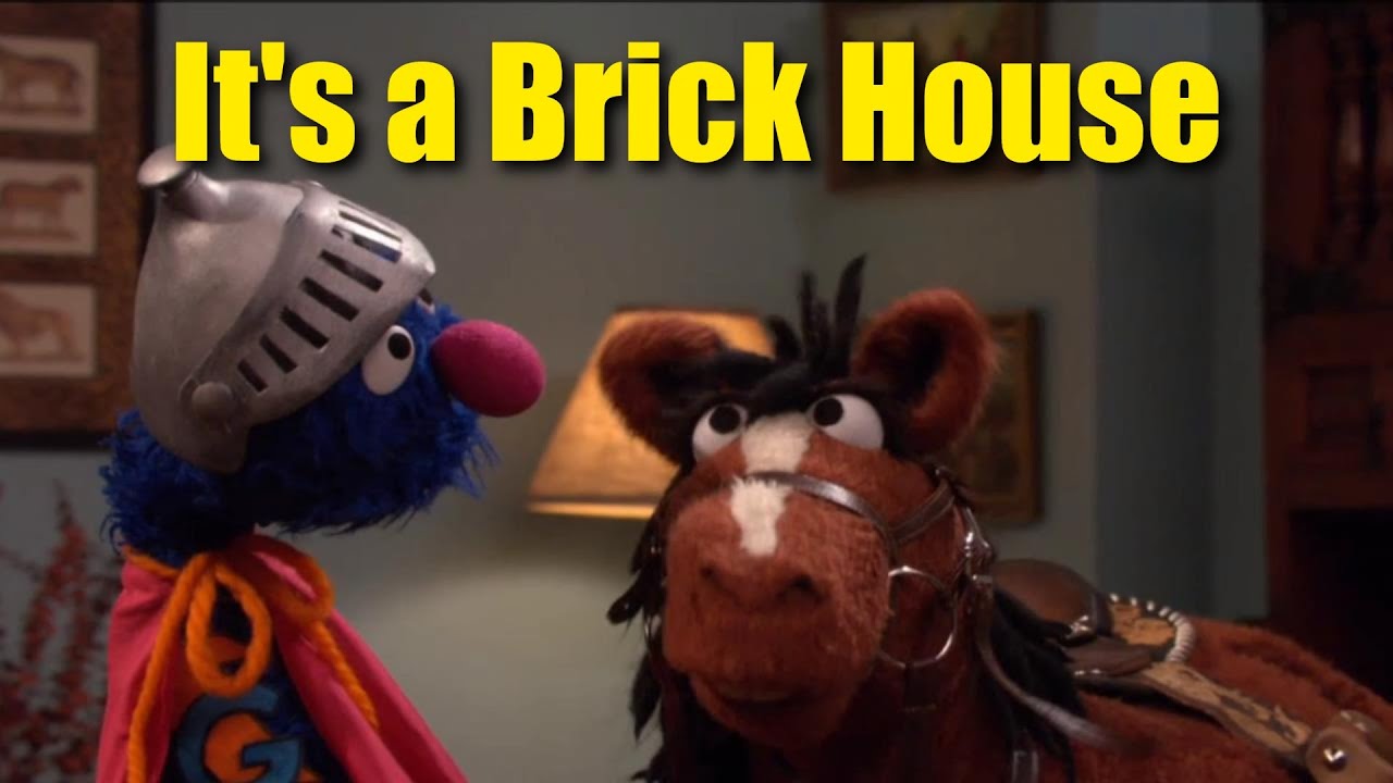 Sesame Street Grover Bricks - It's a Brick House - YouTube