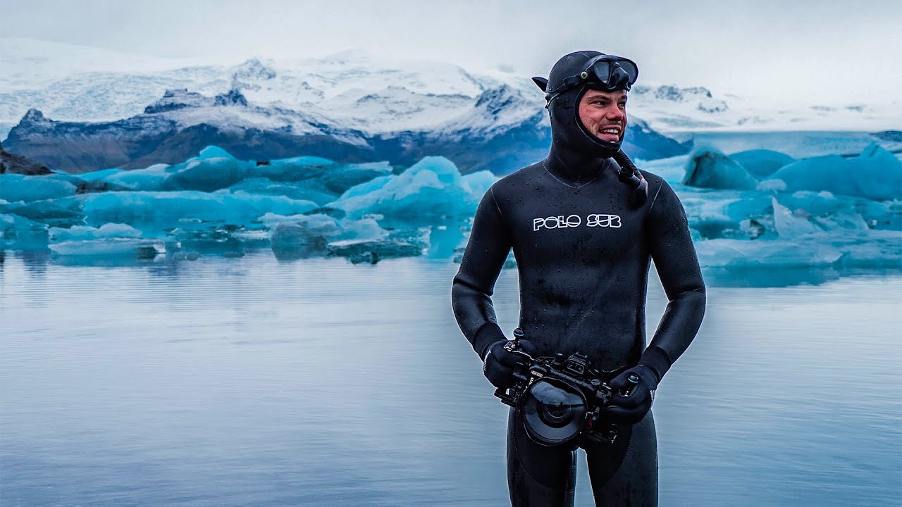 Diving my way around ICELAND - Silfra & ICEBERGS ! - YouTube