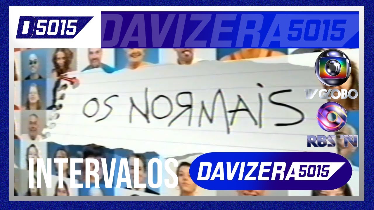 Intervalos | Os Normais - RBS TV - Globo/RS (13/06/2003) - YouTube