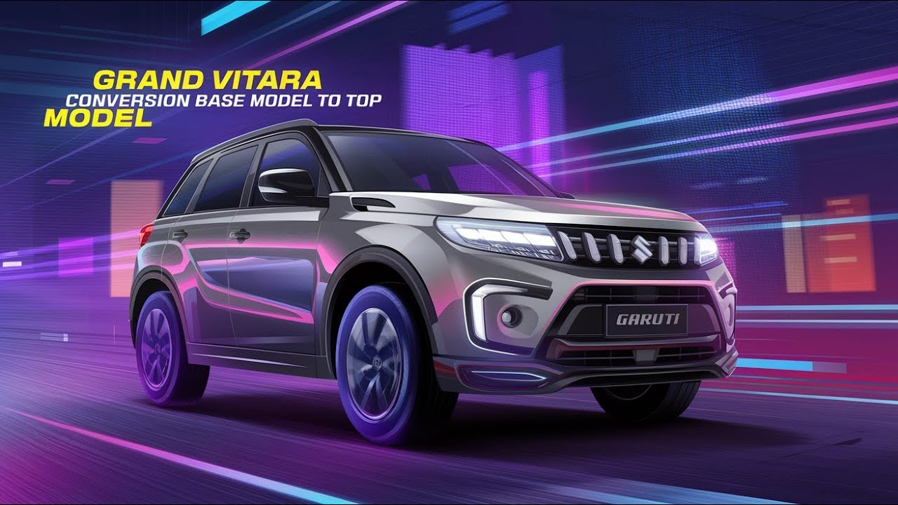 GRAND VITARA BASE MODEL TO TOP MODEL CONVERSION@rscarmodifiers - YouTube