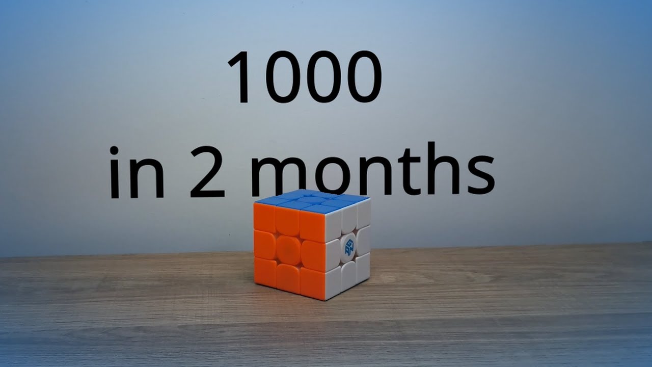 1k cubing subs in 2 months! And the history of speed cubed - YouTube