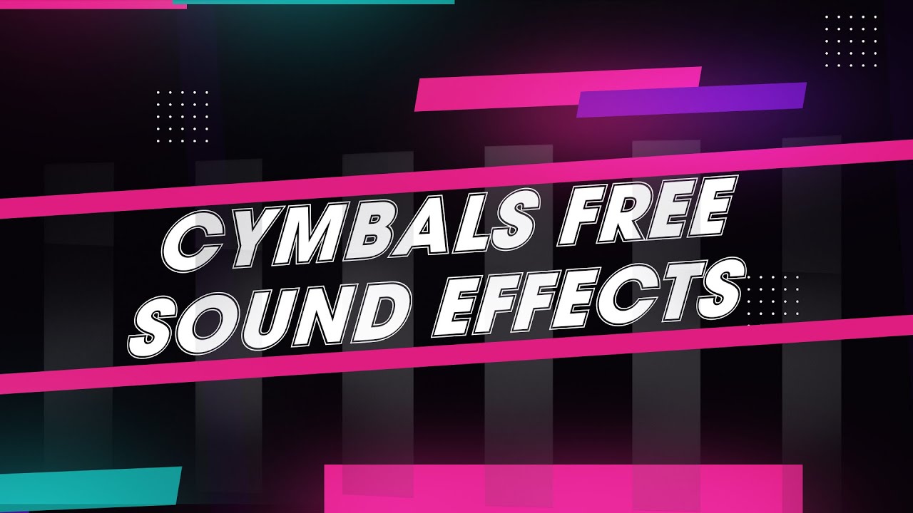 Cymbals Free Sound Effects Best sound fx - YouTube