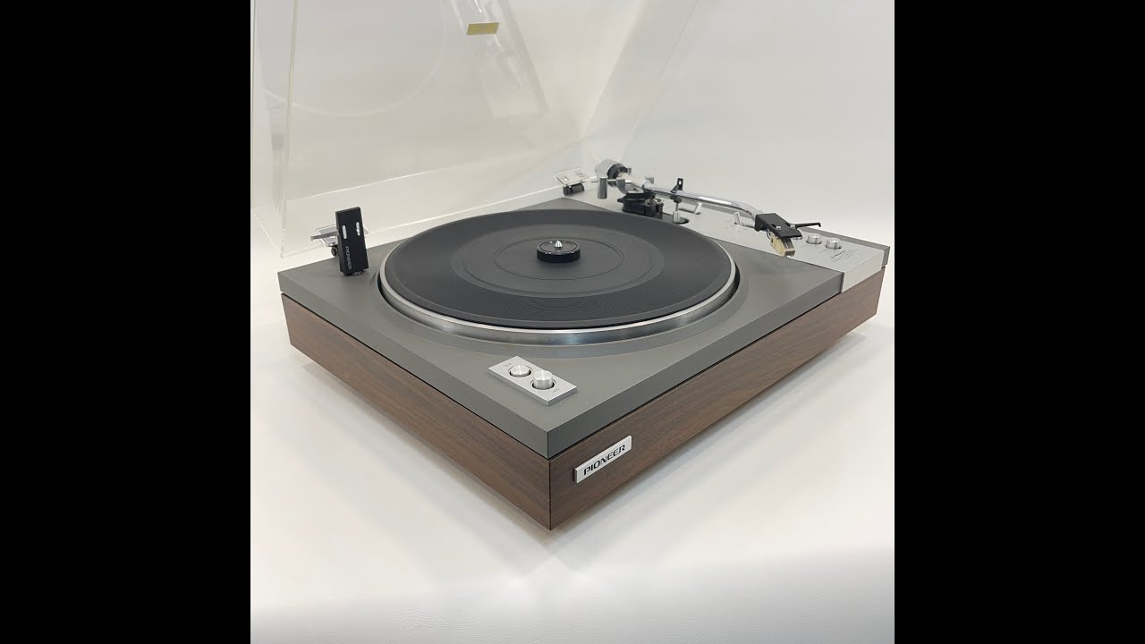 Vintage PIONEER PL-117D Automatic Turntable Demo - YouTube