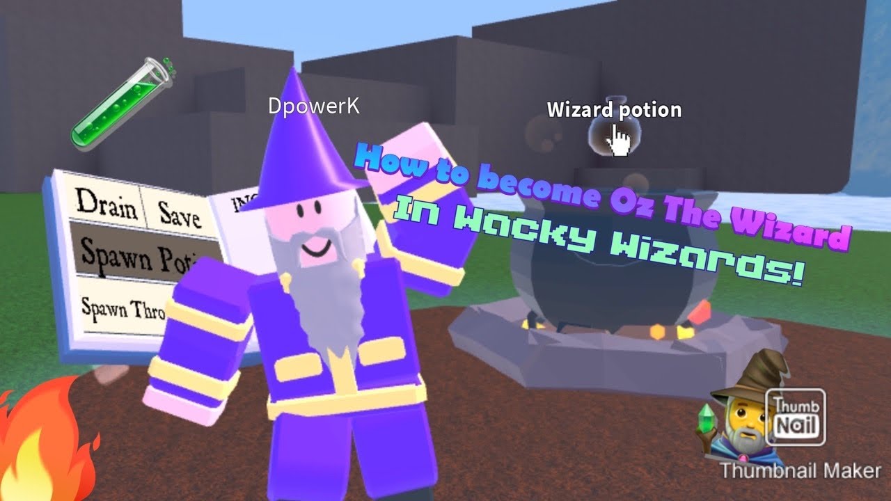 How to become Oz The Wizard in Wacky Wizards - YouTube