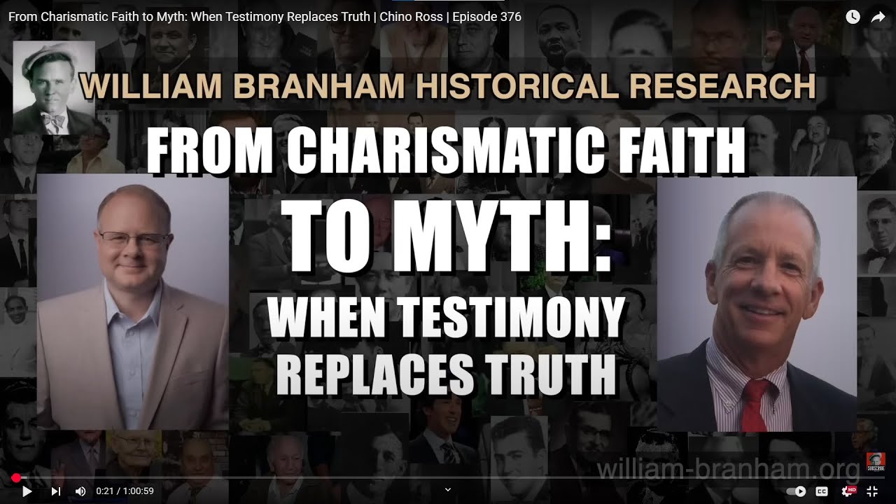 Chino Ross with John Collins #49: From Charismatic Faith to Myth - When ...