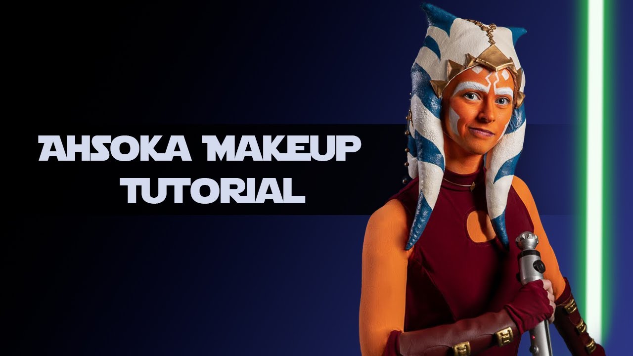 Ahsoka Cosplay Makeup Tutorial - YouTube