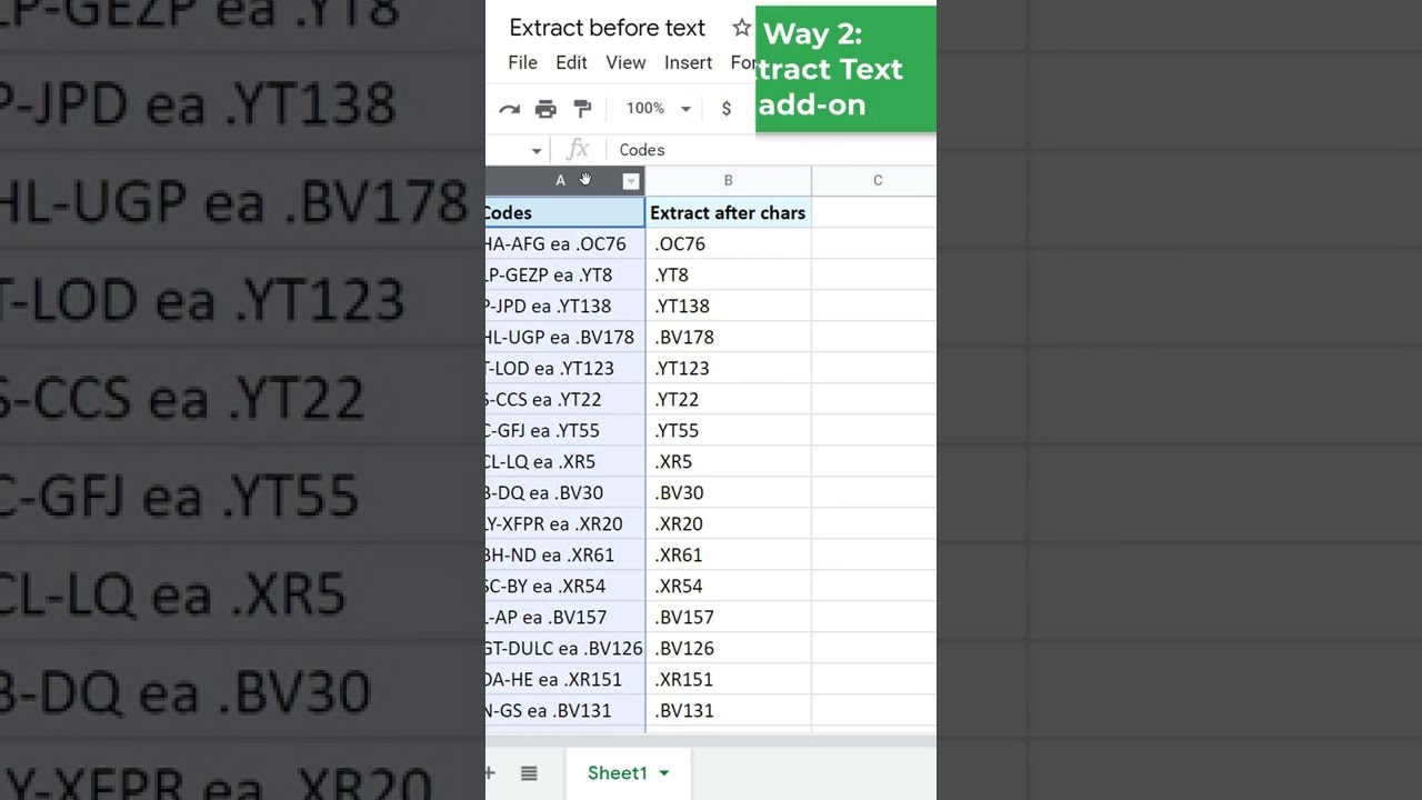 extract Text After Characters From googlesheets Cells shorts YouTube extract Text After Characters From googlesheets Cells shorts YouTube