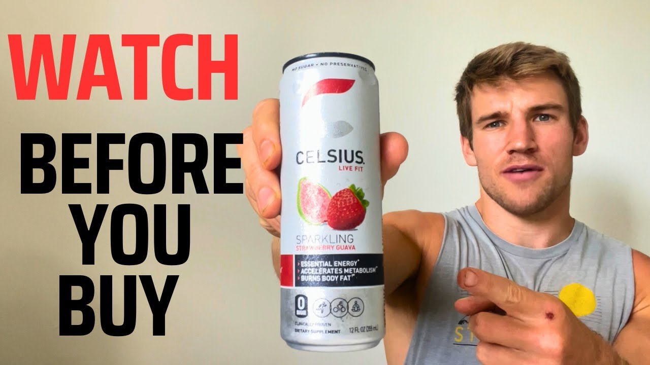 Honest Review of CELSIUS Sparkling Strawberry Guava - YouTube
