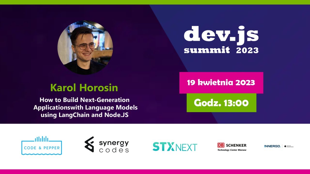 🎖 How To Build Next Generation Applications Karol Horosin Youtube