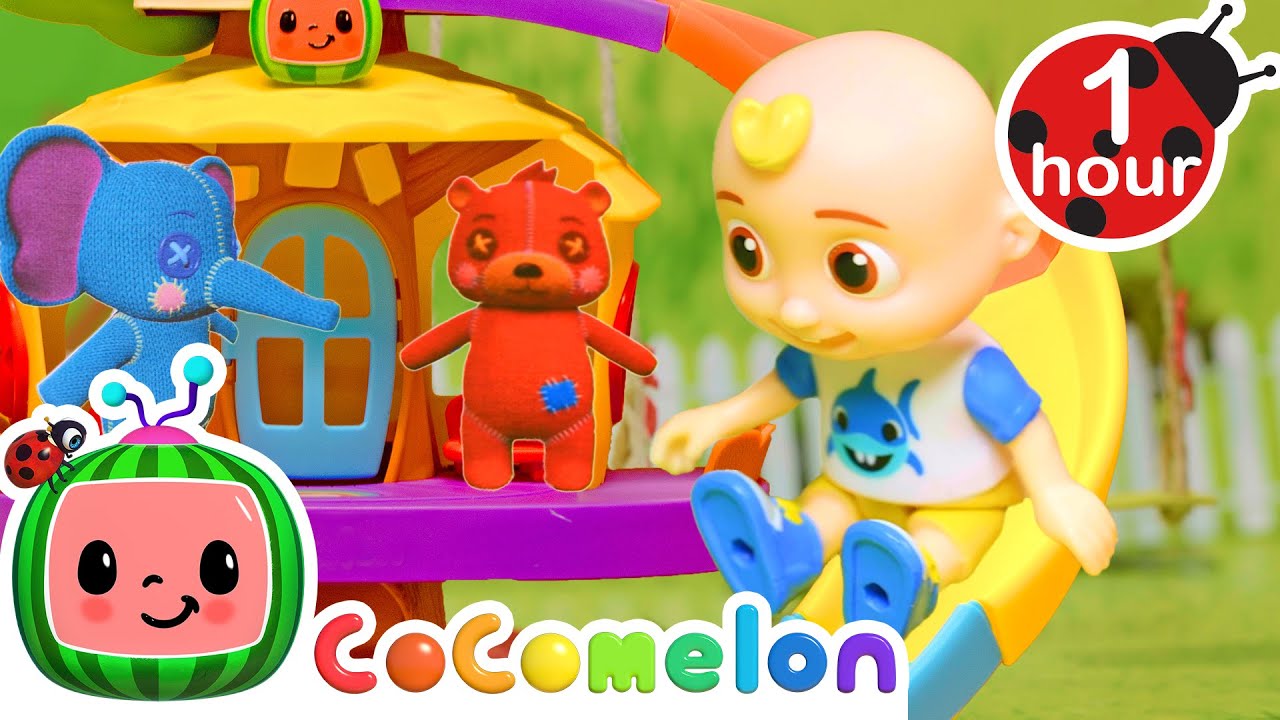 Yes Yes Playground Song | JJ's Animal Toy Play Learning | CoComelon ...