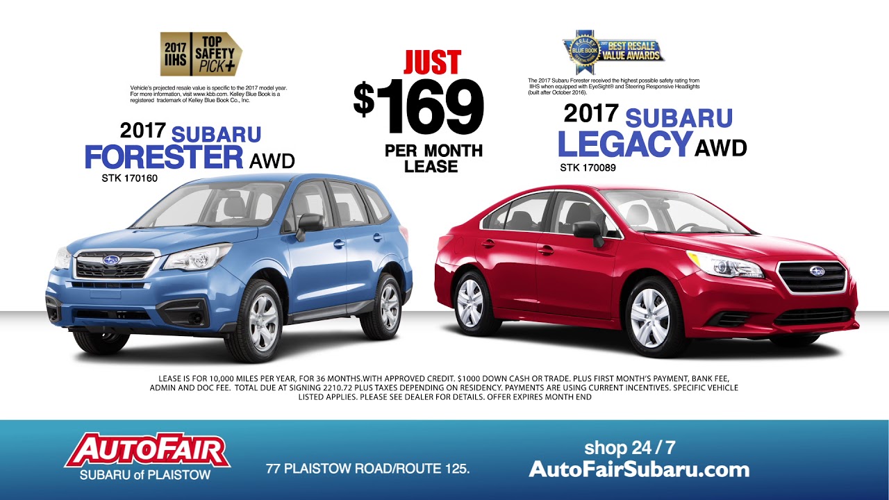 AutoFair Subaru in Plaistow - "AF Makes It Happen" (09/2017) - YouTube