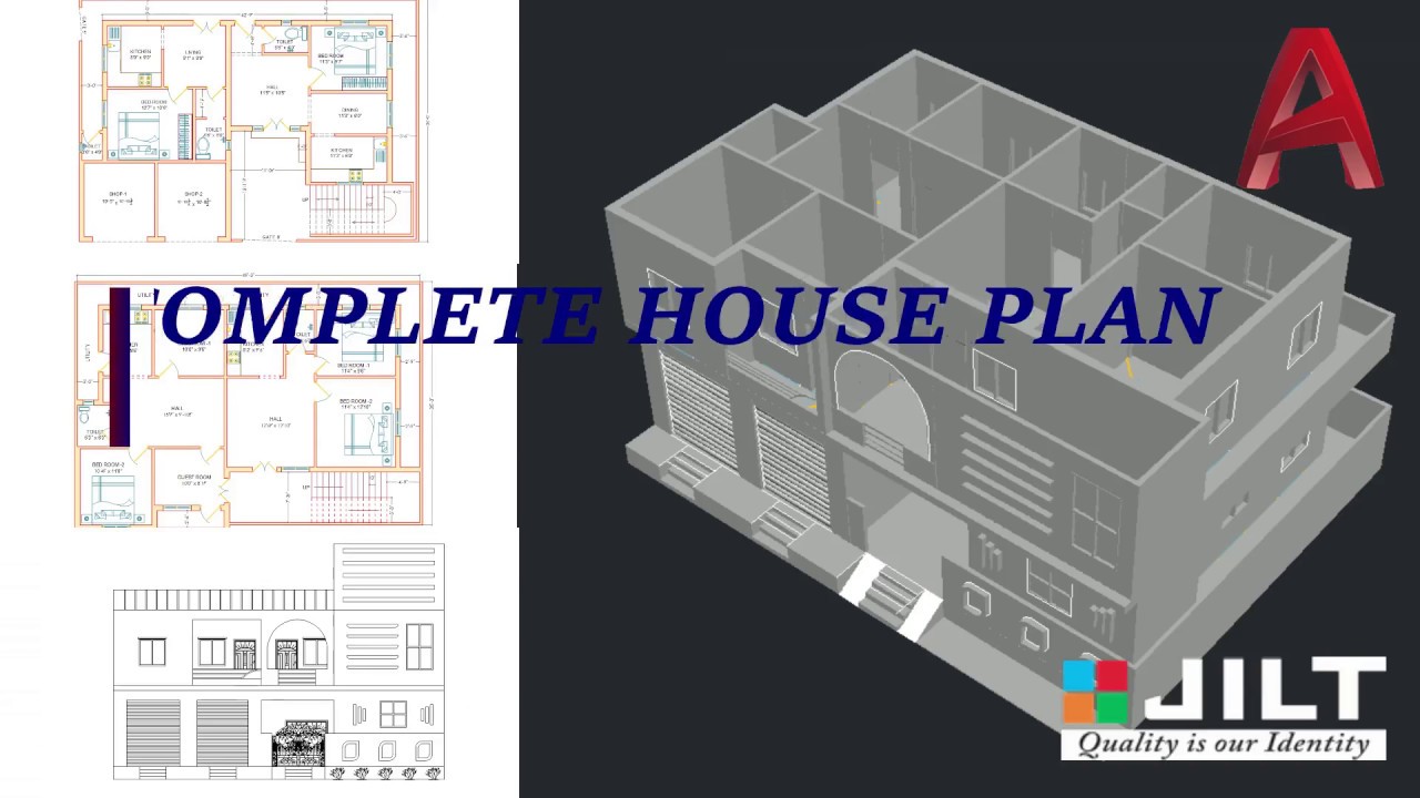 Multi-storey building design(With Complete Dimensions) Part - 6 - YouTube