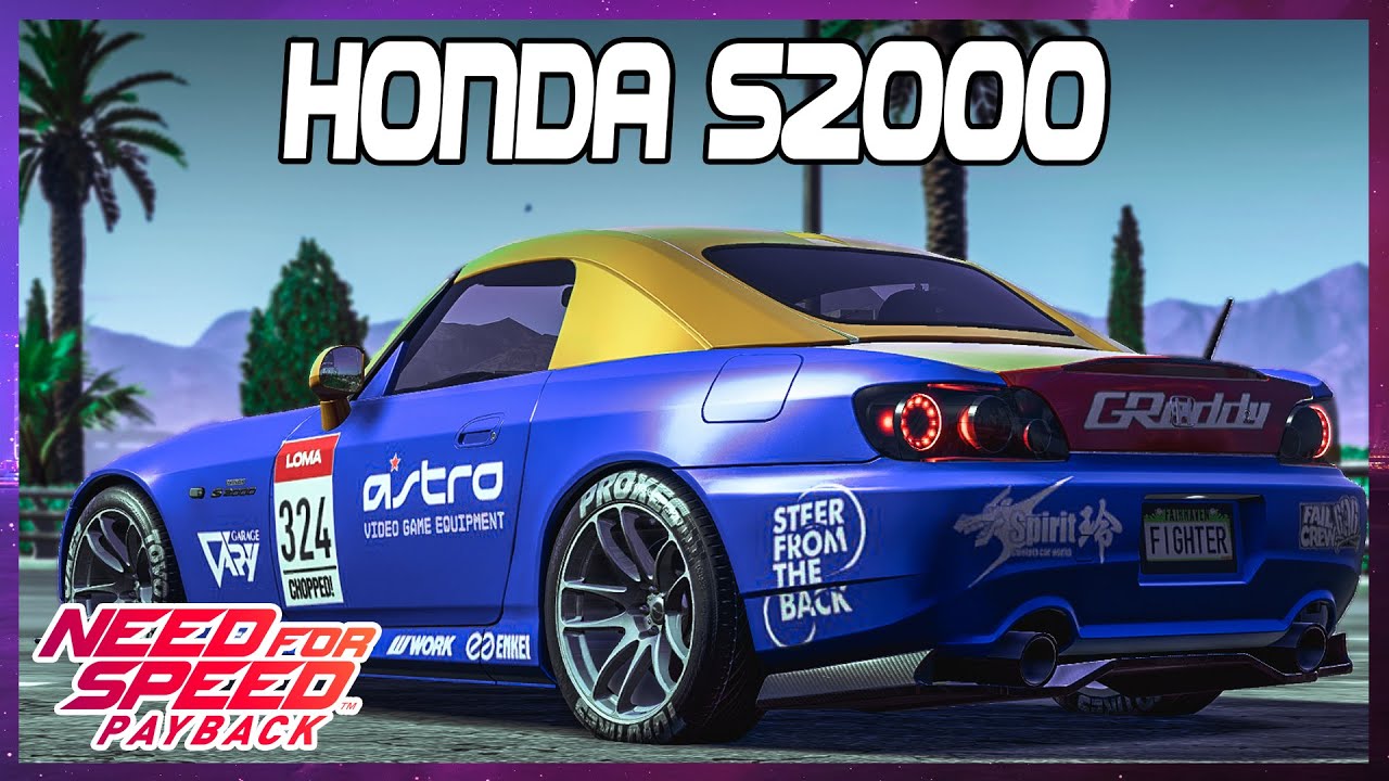 Need For Speed Payback Car customization - Honda S2000 Vinyl Wrap Build ...