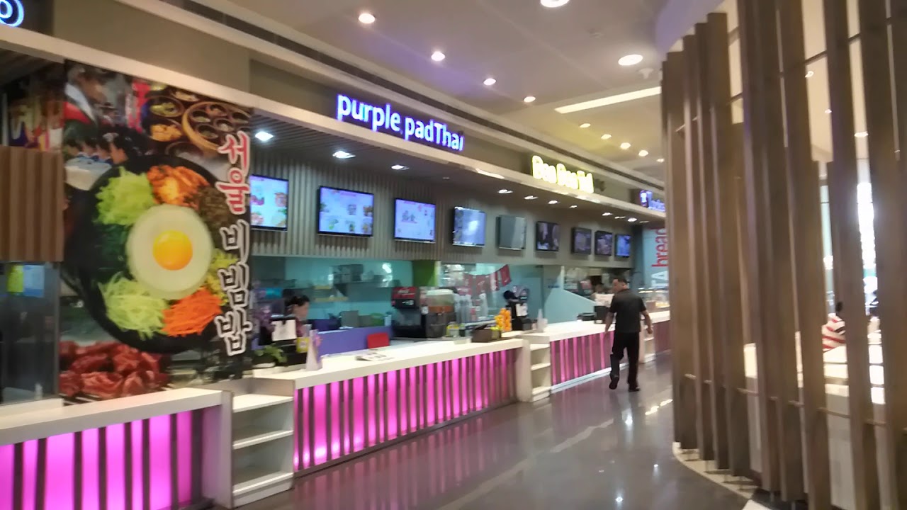 Food Court SM Mall Clark Angeles City Philippines - YouTube