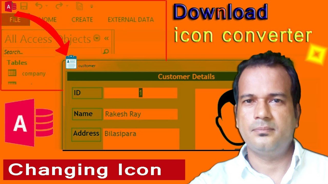 Microsoft Access Database Icon