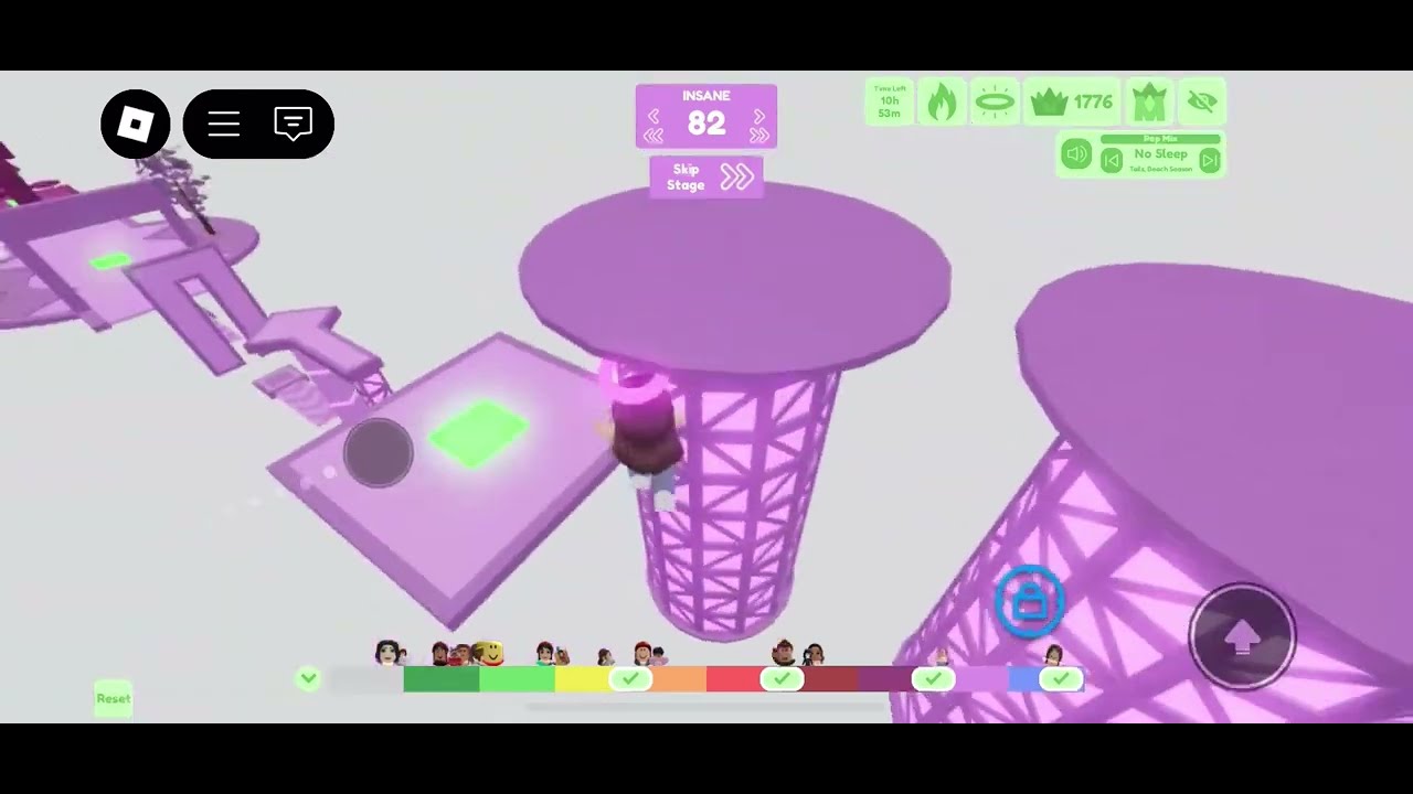 Daily Difficulty Chart Obby - All insane and extreme levels 26/12/24 ...