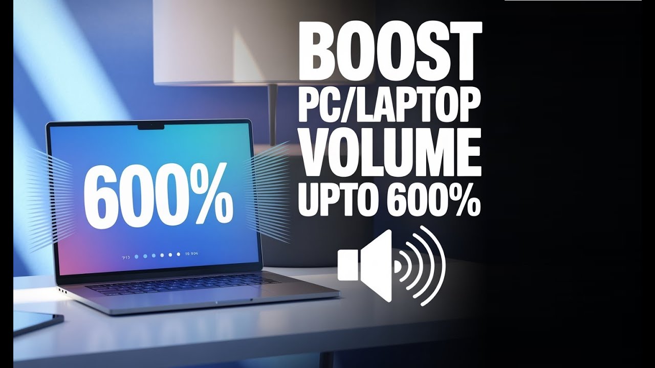 🎧 BOOST Your PC or Laptop Volume UP TO 600%! 🔊🔥 - YouTube