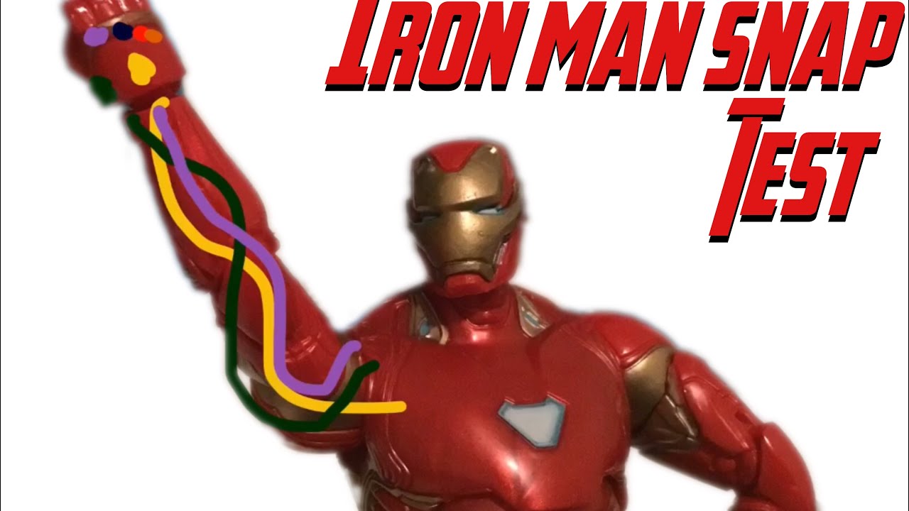 Iron Man Snap Test StopMotion - YouTube