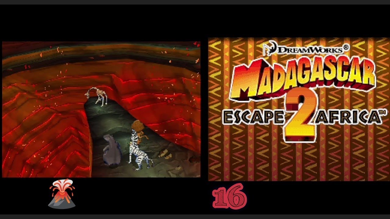 MADAGASCAR 2 : ¿ Un volcán ? . Parte 2 . 🦁 🦓 🦛 🦒 🌋 . - YouTube