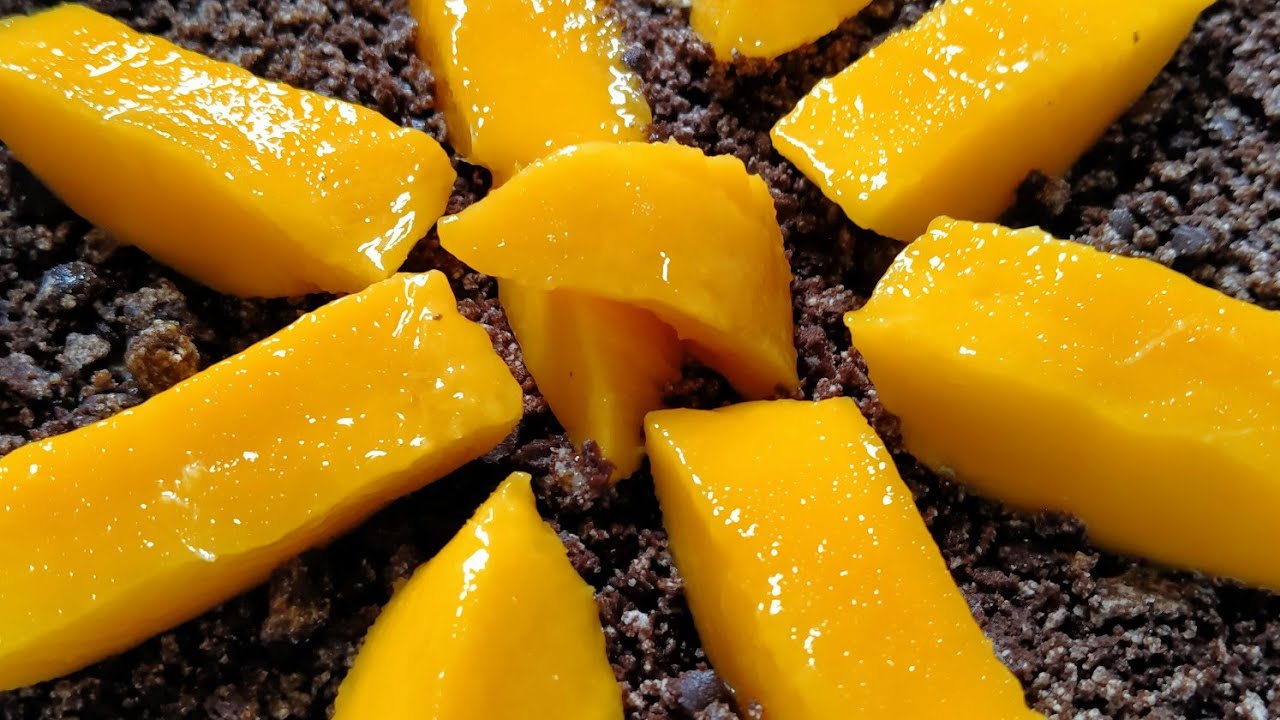 Mango Ice Box Cake | No Bake | 4-Ingredient Recipe | Mj - YouTube