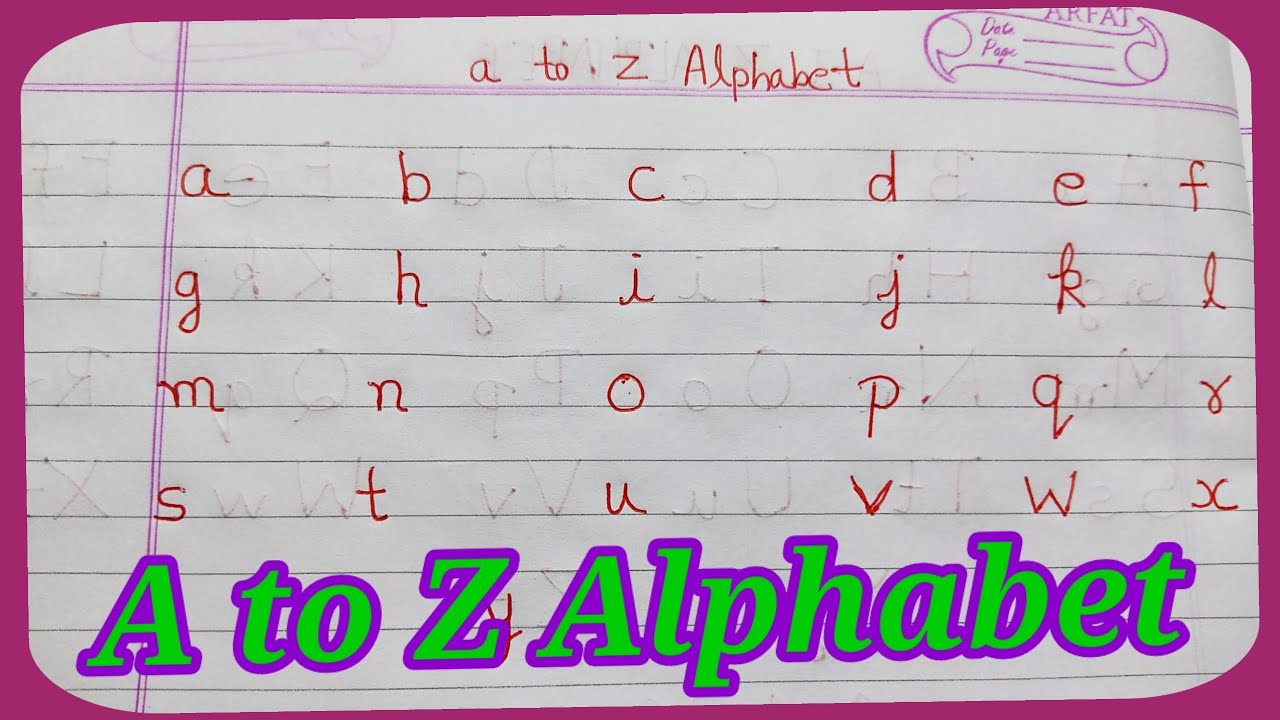 A to Z Alphabet, a se z Letters, abc Song, abc Nursery Rhymes, a for ...