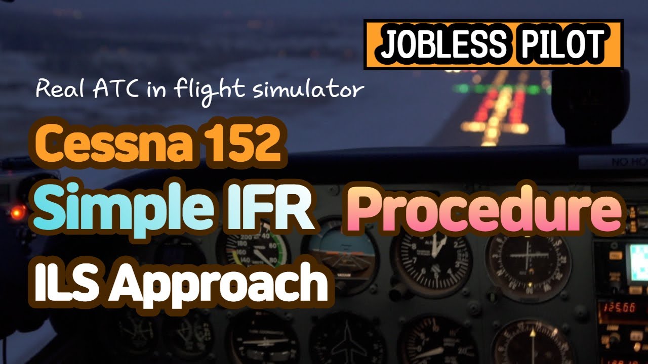 IFR to KSNA Johnwayne airport in cessna 152 ILS approach Flight ASMR ...