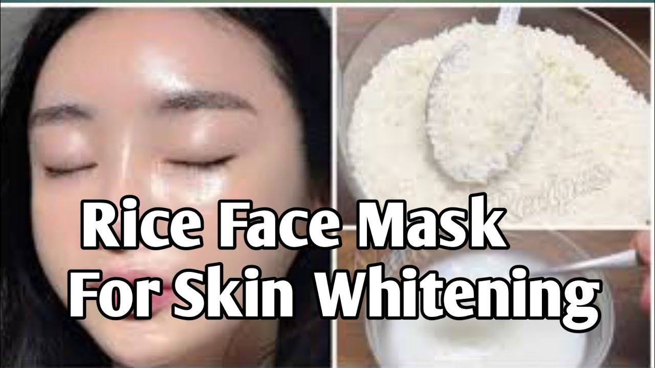 Japanese rice mask for Skin Whitening - YouTube
